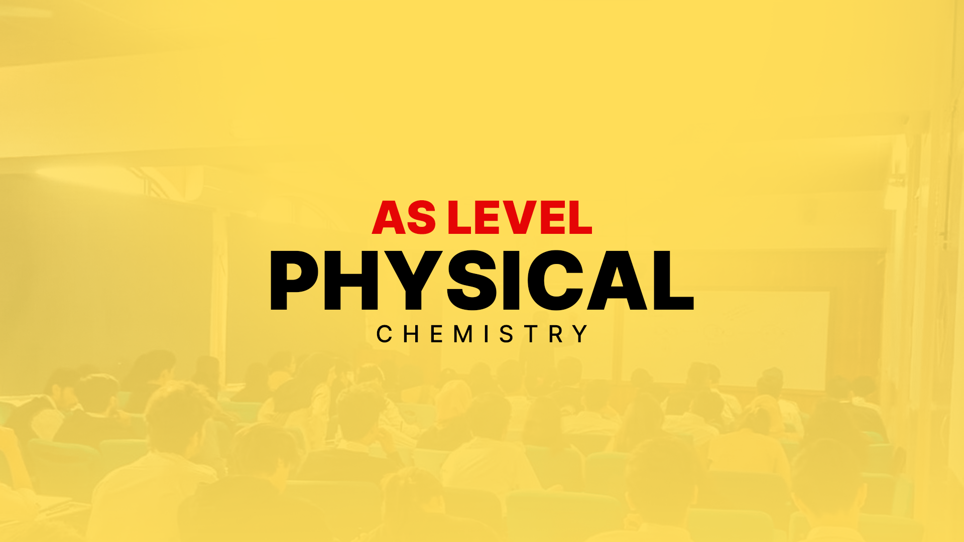 Physical Chemistry A Level
